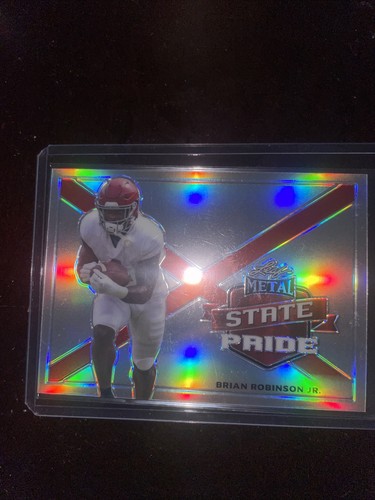 2022 Leaf Metal State Pride Pink Brian Robinson Jr. # SP-BRJ ...