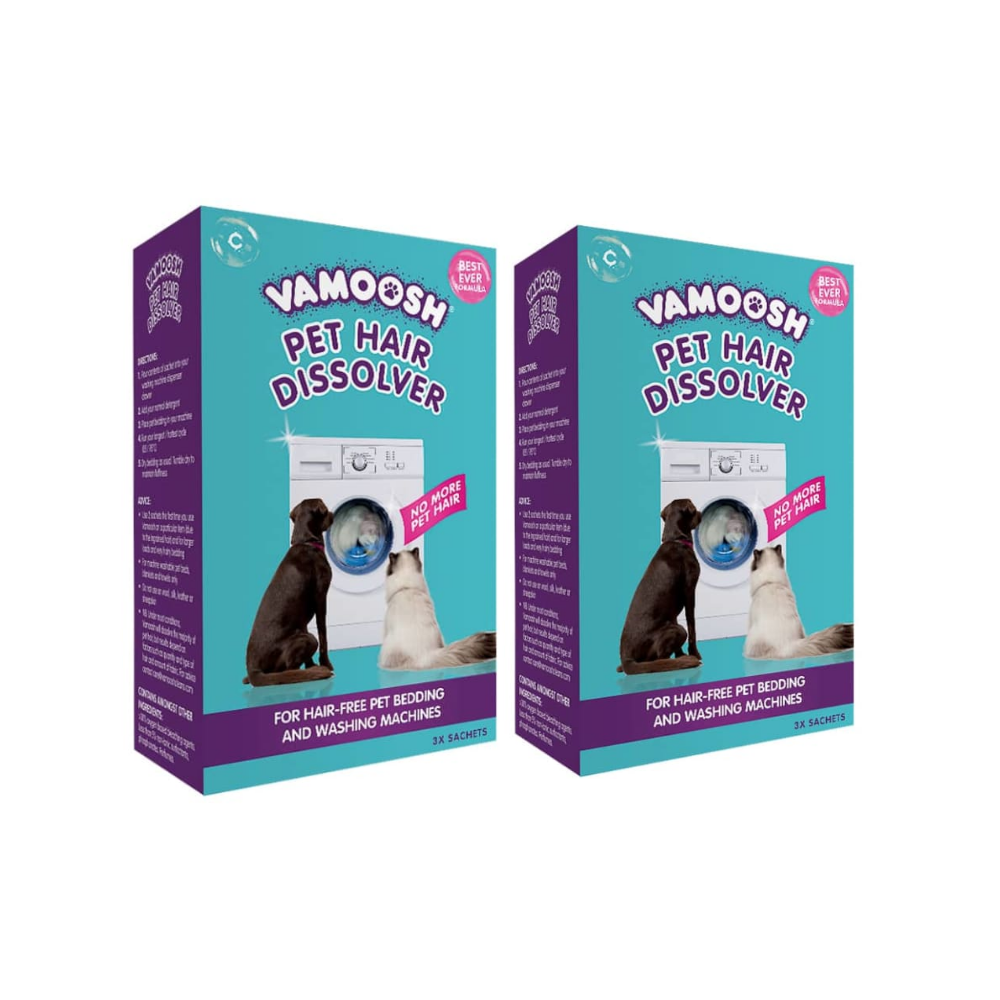 Vamoosh Pet Hair Dissolver Cat/Dog Hair Remover Sachets For Washing ...