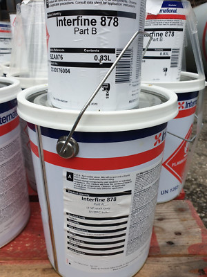 International Interfine 878 2 pack Marine High Gloss Paint 5L Light ...