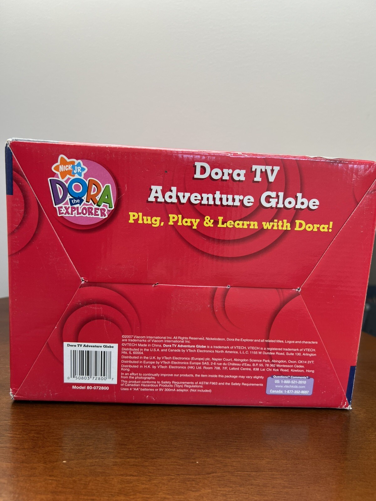 VTech Dora The Explorer TV Adventure Globe Plug N Play Game NEW In Box ...