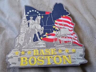 4" COAST GUARD BASE BOSTON HOOK & LOOP FLAG STATE PATCH | eBay