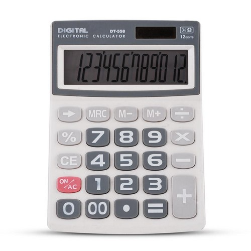 Digital desktop calculator 12-digit DT-558, mixed color, 1EA | eBay.de