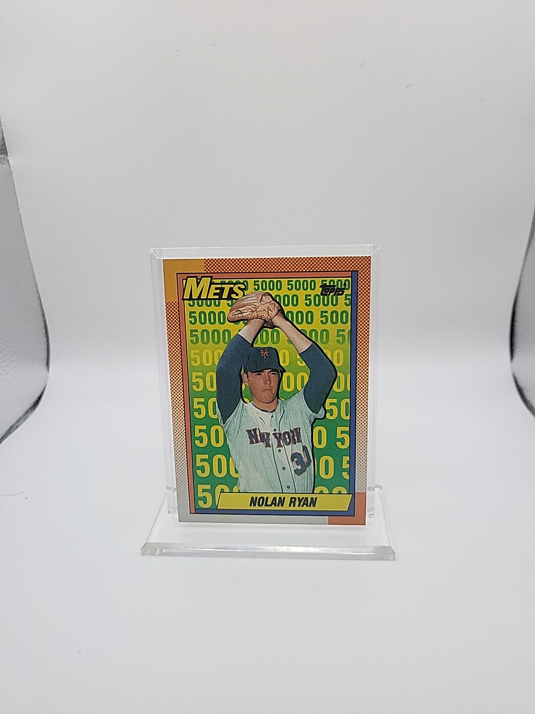 1990 Topps - Nolan Ryan #2-5000 Strikeouts Mets. Set Break Really Nice ...