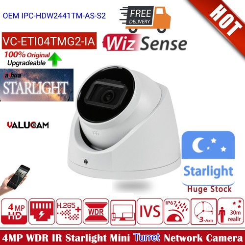 Valucam 4MP Starlight Security IP Camera Home Shop Business MIC POE ...