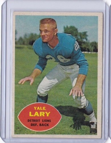 1960 TOPPS FOOTBALL SET-BREAK#48 YALE LARY LIONS HOF IDBB | eBay