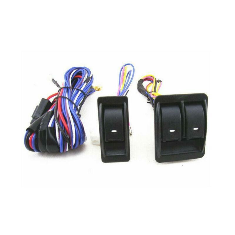 Car Auto Power Window Switch With 12V Wiring Harness Kits Universal ...