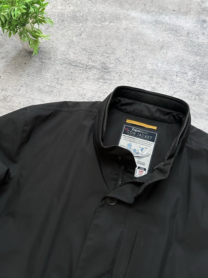 Zegna Sport Icon Waterproof Rain Jacket Coat Luxury Quilt Tech Wear ...