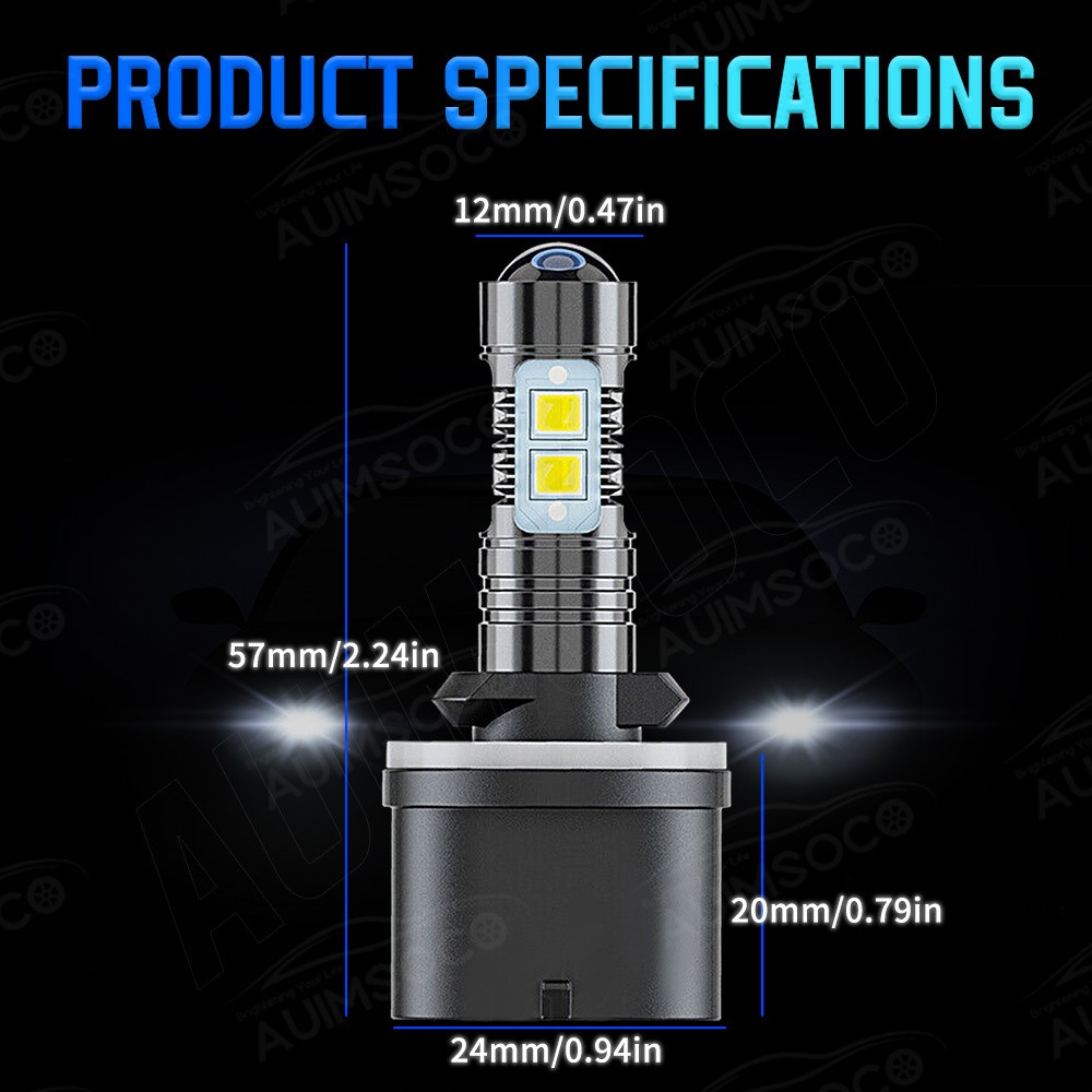LED Headlights Hi-Lo Fog Lights Kit For Ford Mustang Gt Svt Cobra 1994 ...