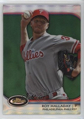 2012 Topps Finest Green Refractor 94/199 Roy Halladay #100 HOF 0ba6 | eBay