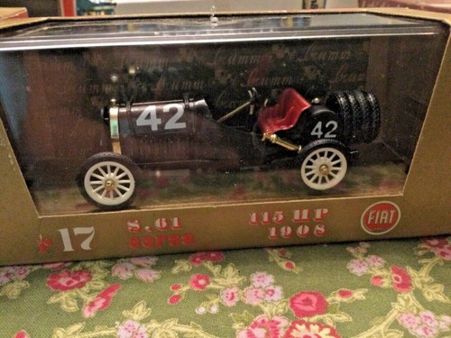 Brumm Models 1/43 Scale R17 - 1908 Fiat Corsa 115 HP - Black | eBay