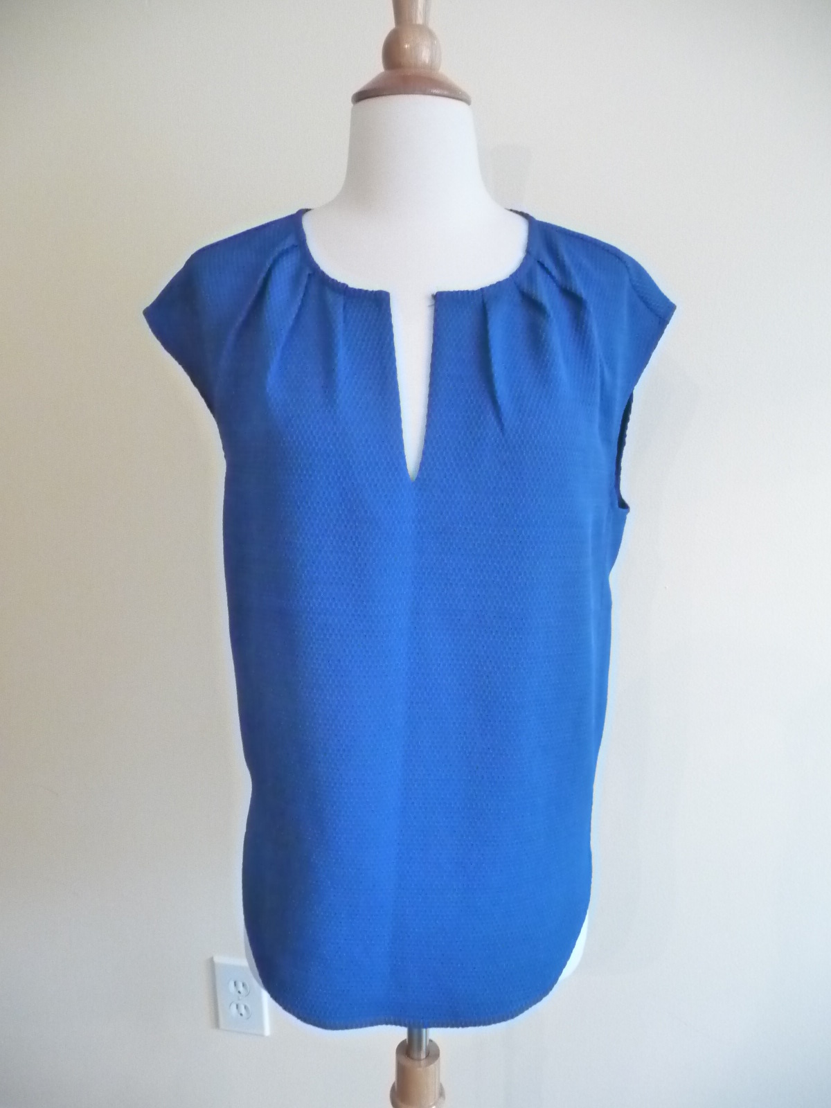 NEW J.CREW HONEYCOMB COCOON TOP, C3654, SIZE 8, BLUE, $88 | eBay