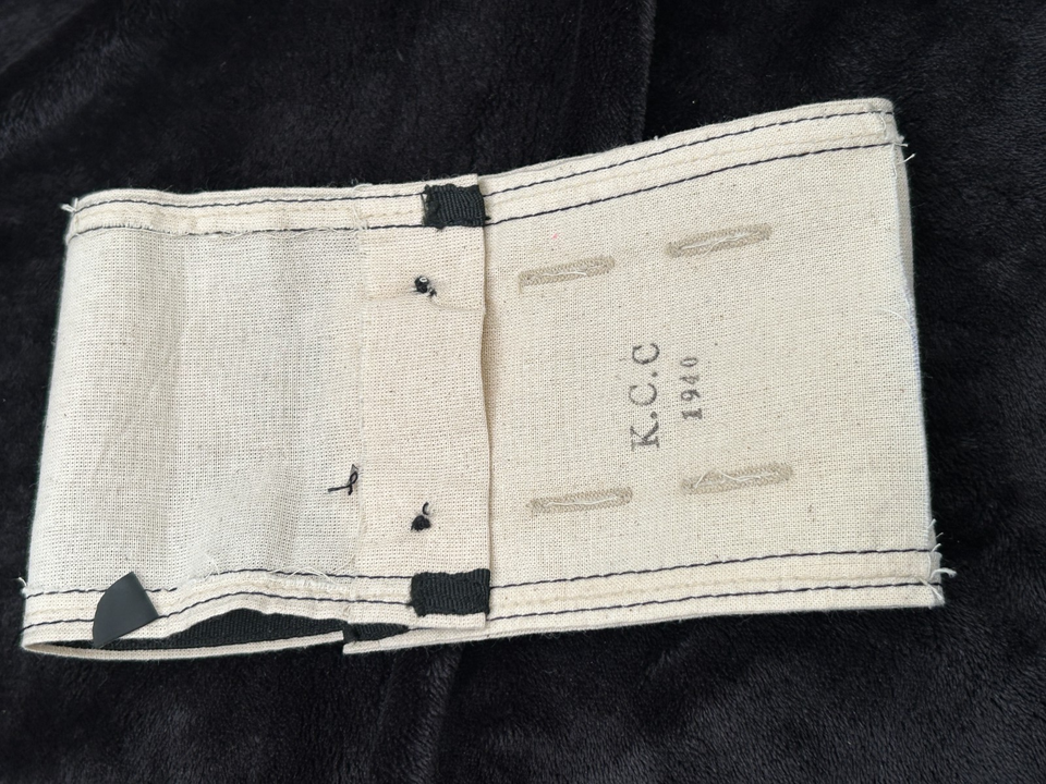 ORIGINAL 1940 DATED WW2 BLITZ ARP WARDEN ARM BAND TUNIC BADGE - KCC ...