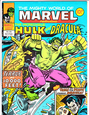 Mighty World Of Marvel No.255 : 1977 : : "Terror At 10,000 Feet ...