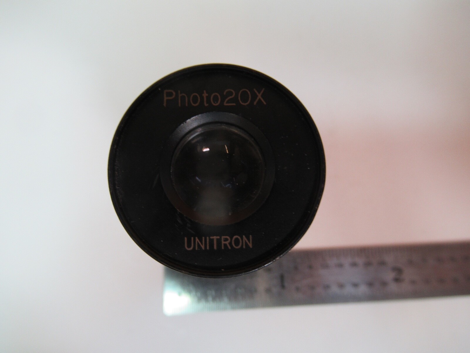UNITRON EYEPIECE OCULAR PHOTO 20X OPTICS MICROSCOPE PART AS PICTURED ...
