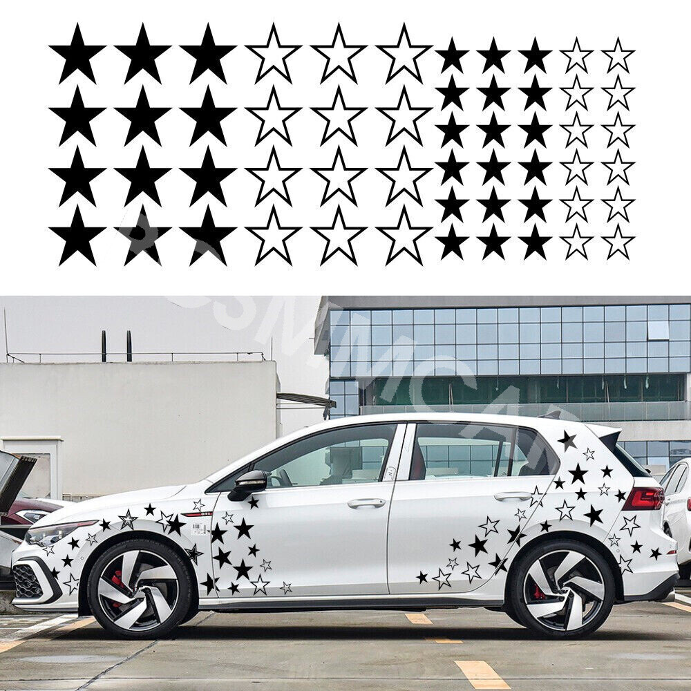 Car Stickers Star Graphic DIY Decoration Decals PVC Waterproof ...