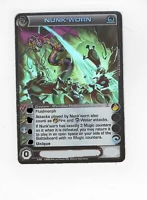 Chaotic Toys 'R' Us Promo Nunk'Worn 60/45/60/65/50 - Super Rare Foil | eBay