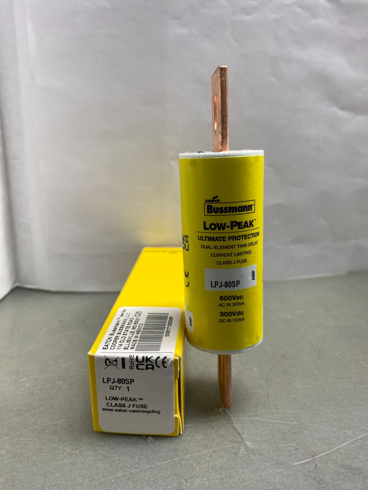 New Bussmann LPJ-80SP 80 Amp Fuse Class J AJT80 600 Volts NEW LOOK NIB ...