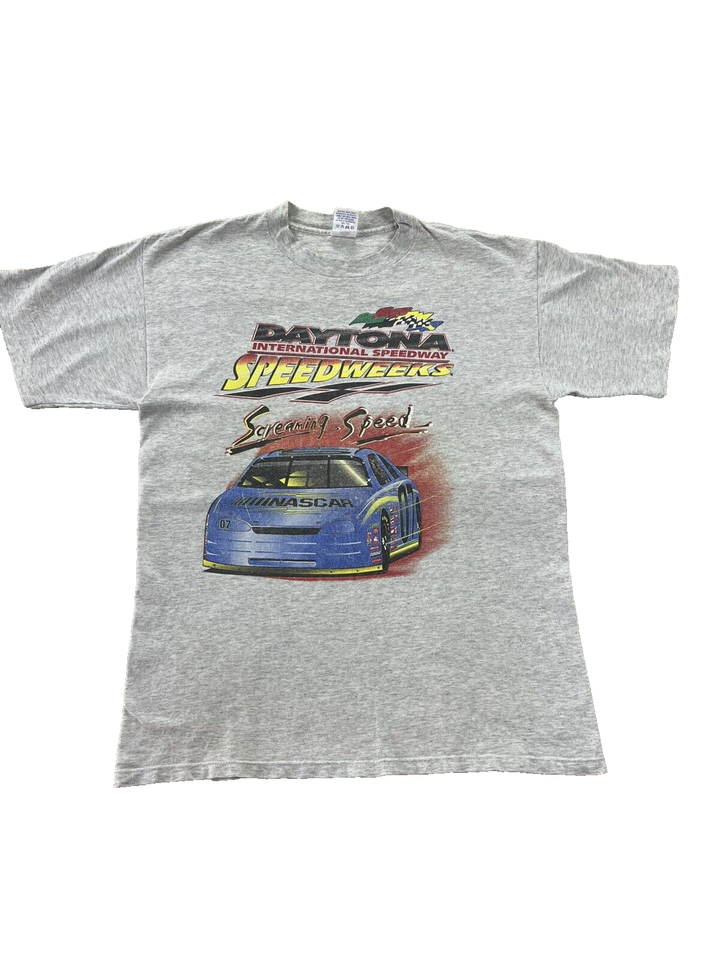 Vintage 1998 Daytona Speedweek Nascar Tee Shirt Men's Large | eBay