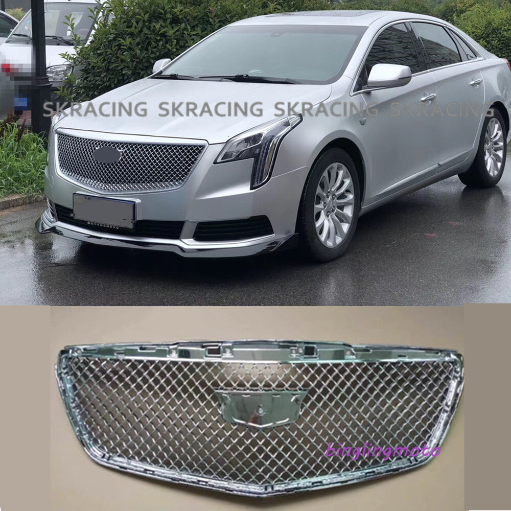 For Cadillac XTS 2018-2019 Chrome Front Bumper Upper Grille Honeycomb ...