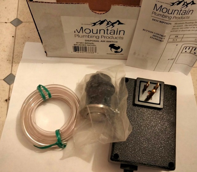 Mountain Plumbing MT951/BRN Classic Touch Waste Disposer Air Switch ...