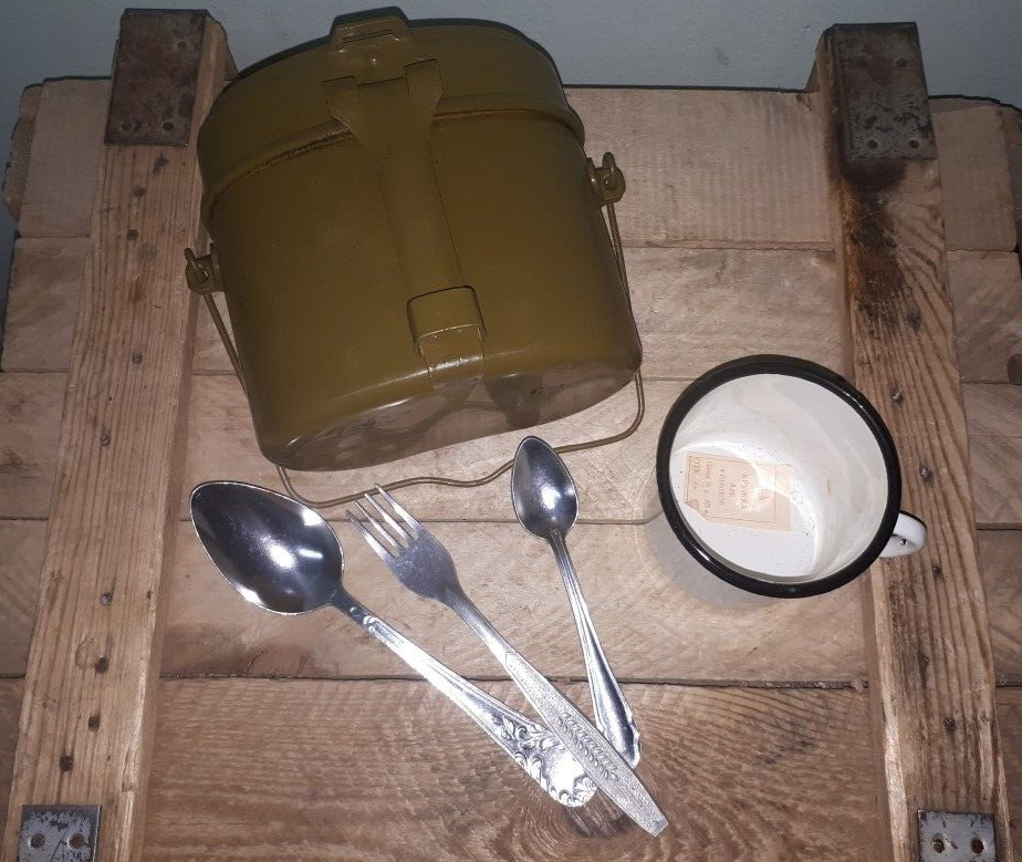 USSR Soviet Russian Red Army Soldier Cooking Pot Kit + Army Cup ...