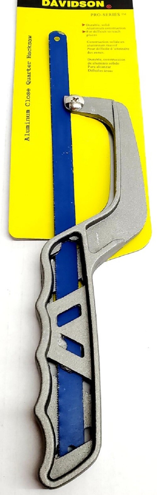Davidson Pro-Series Mini Aluminum Close Quarter Hacksaw Durable Solid ...