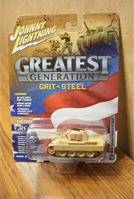 Johnny Lightning Greatest Generation Grit&Steel WWII German Panther G ...