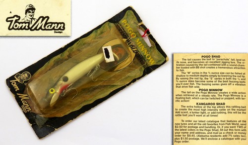 Tom Mann Pogo Minnow PG220 Black Shad 9,5 cm 8 grs 18332027206 | eBay