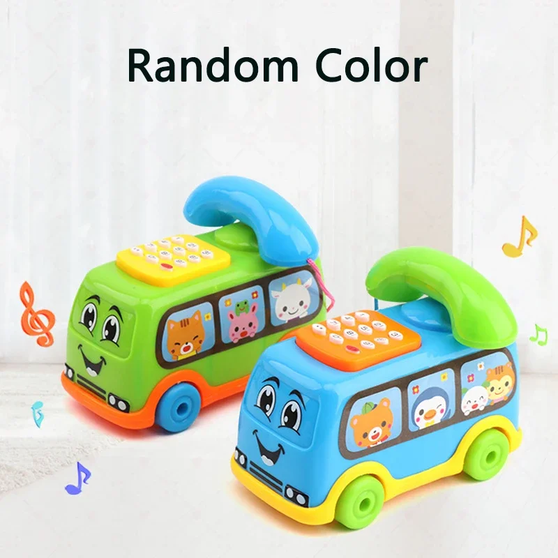 Baby Cartoon Music Car Children'S Singing Phone Car Toy Educational ...