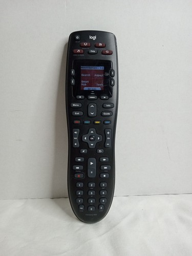 Logitech Harmony 665 Universal Remote Control - Black Works! Screen ...
