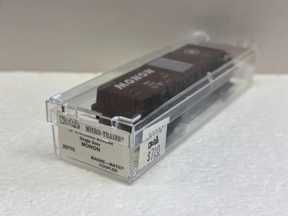 N Kadee Scale Micro Trains MTL 20770 Monon MON 1233 Box Car | eBay