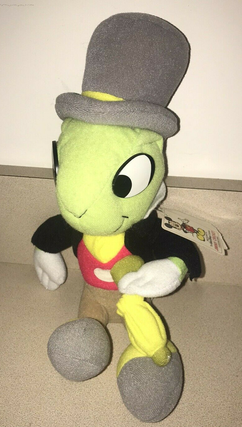 Vintage 1980s Disney Jiminy Cricket from Pinocchio Stuffed Toy with ...