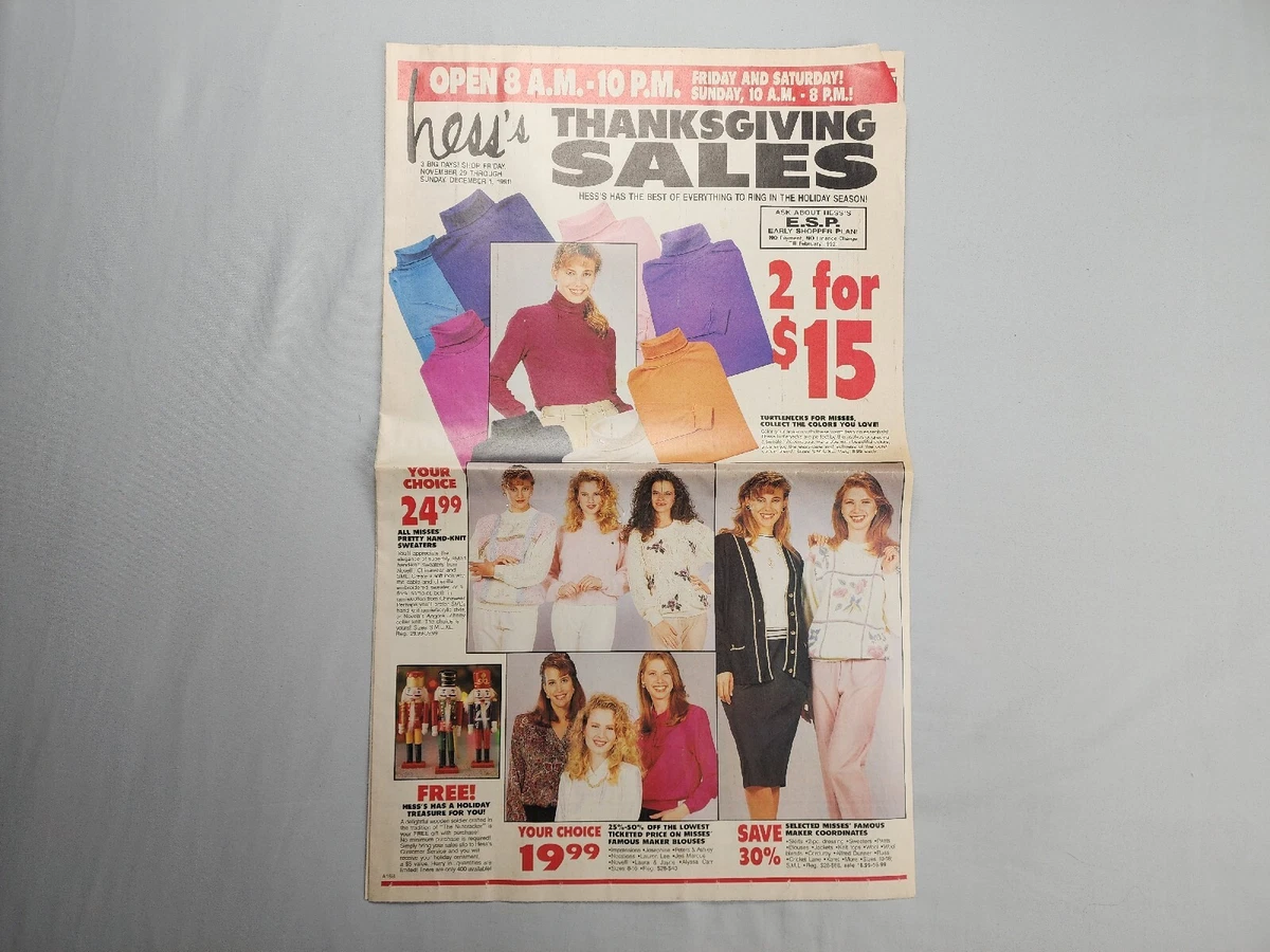 Department Store Sales Ads