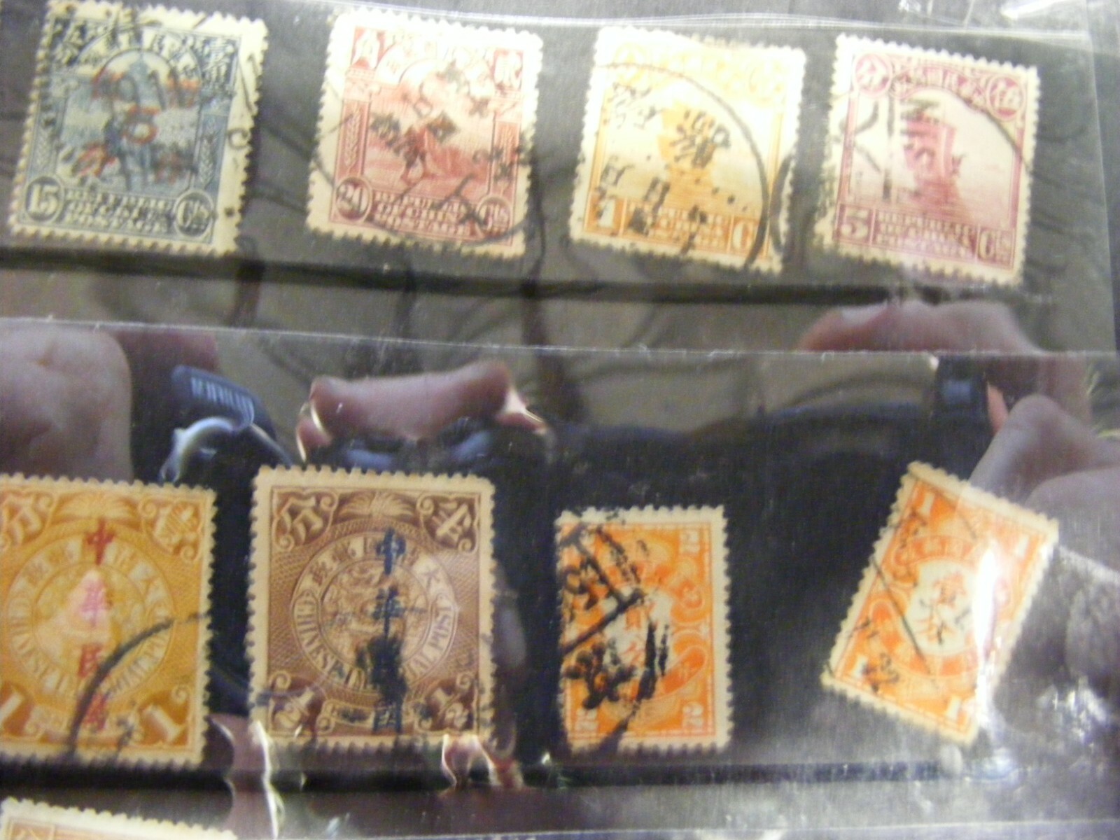 CHINA….Lot of 28 China Used stamps..1913-23…real antiques.,dragons ...