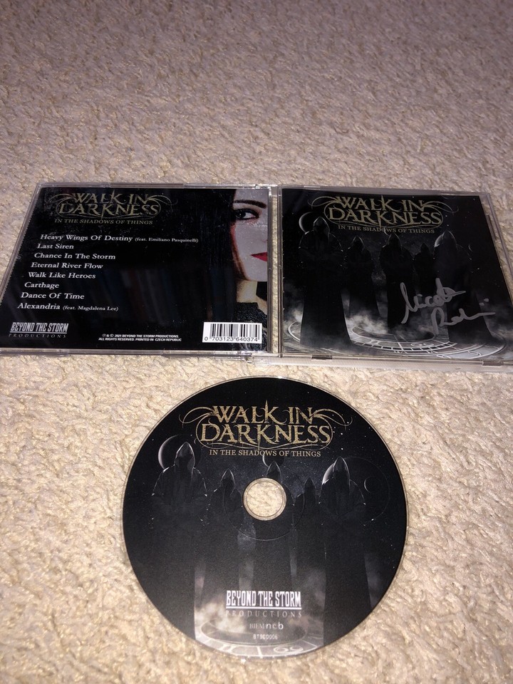SIGNED! Shadows…By Walk In Darkness CD Metal Lacuna Coil Nightwish ...