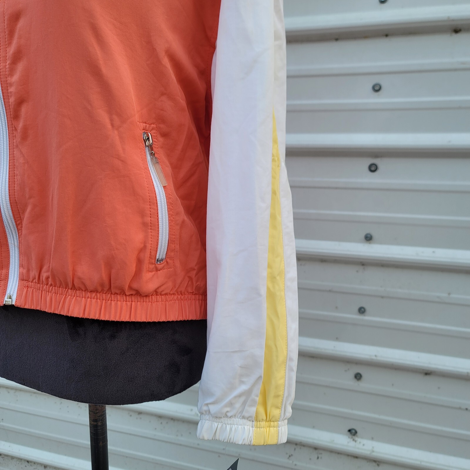 NWT $54 VTG Koret Sundance Coral Bomber Jacket Zip Front Womens Petite ...