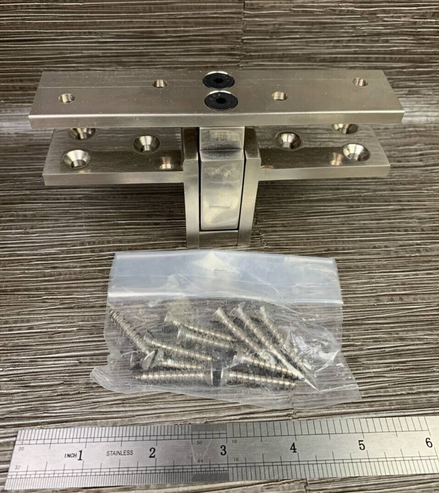 Traditional Harmon Accurate Lock HH.134 Brushed Nickel Heavy Duty Hinge ...