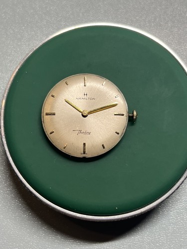GOOD BALANCE Hamilton Thinline Cal. 687A Watch Movement 17j With With ...