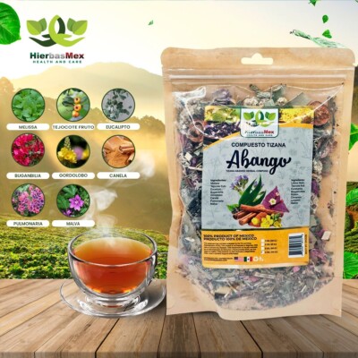 Tizana de Abango Compuesto de hierbas 4 Onzas - Herbal Compound Tizana ...