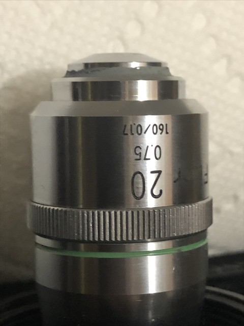 Nikon CFI Plan APO 20x/0.75 Dic N2 Infinity /0.17 WD 1 Objective ...
