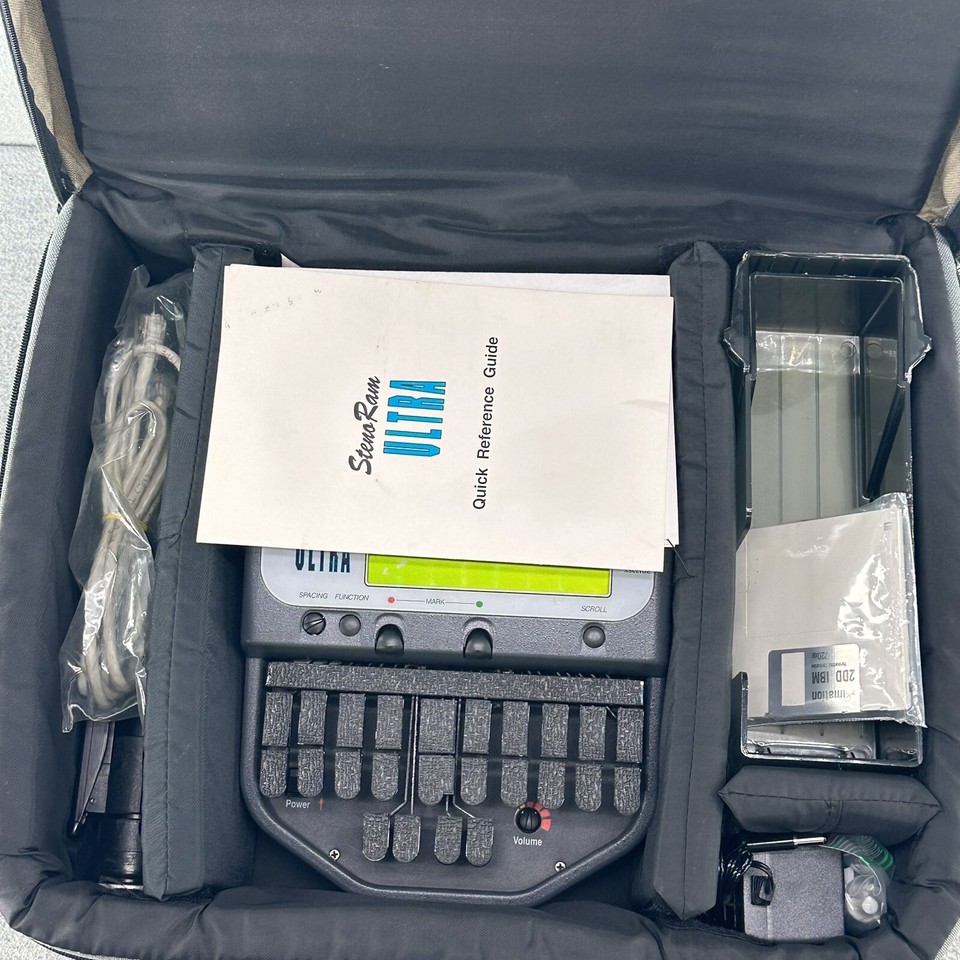 XSCRIBE - Steno Ram Ultra Court Reporting Writer W/ Accessories | eBay