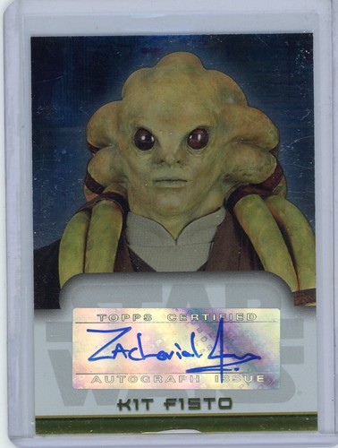 ZACHARIAH JENSEN as KIT FISTO 2001 TOPPS STAR WARS EVOLUTION Autograph ...