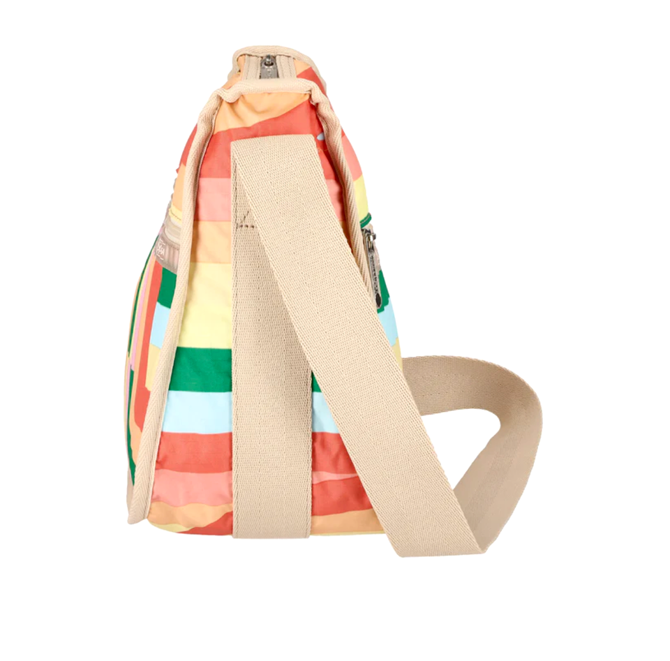 LeSportsac Bold Rainbow Classic Hobo, Playful Retro Rainbow Swirls ...