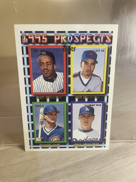 1995 Topps - Prospects #571 Mike Metcalfe, Kevin Orie, Rey Ordonez, Ray ...