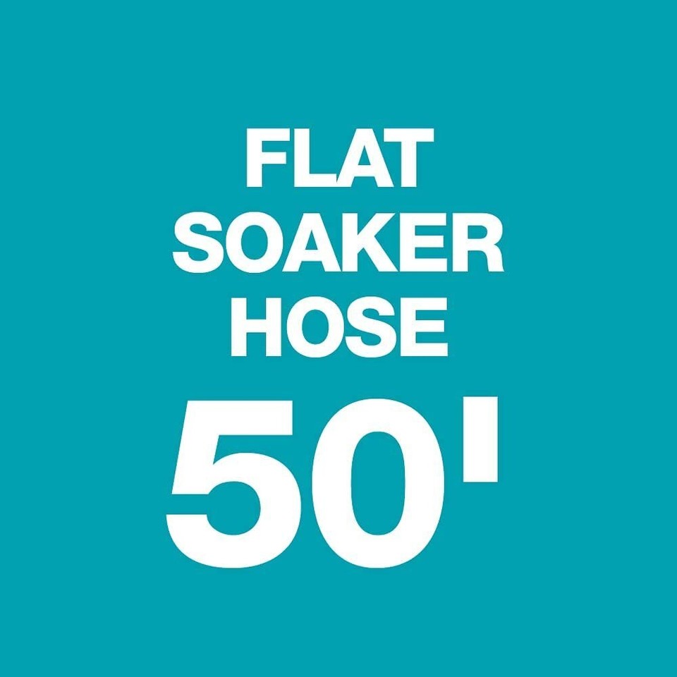 5-Pack Gilmour Flat Weeper Soaker Hose, 50 feet, Black (870501-1001) | eBay