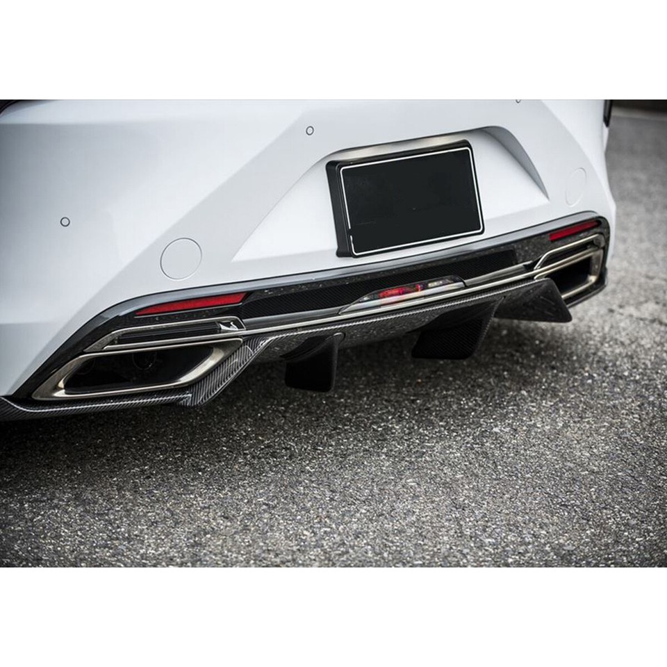 For 2017-2023 Lexus LC500 LC500H Carbon fiber Rear 3PCS Diffuser ...