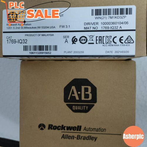 Factory Sealed AB 1769-IQ32 /A CompactLogix 24V DC Input Module US Free ...