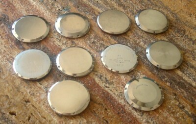 Several Used Omega / Titus / Bulova Watch Case Backs See Description ...