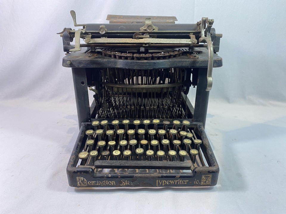 Typewriter Remington Standard Number 7 Year 1899 | eBay