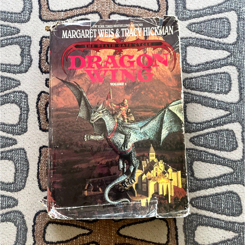Dragon Wing Volume one The Death Gate Cycle hardcover book Margaret ...